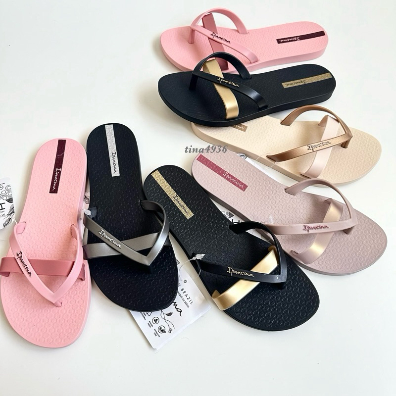 IPANEMA KIREI Girls WOMEN Brazilian Slippers (Pure Color Simple Flip ...