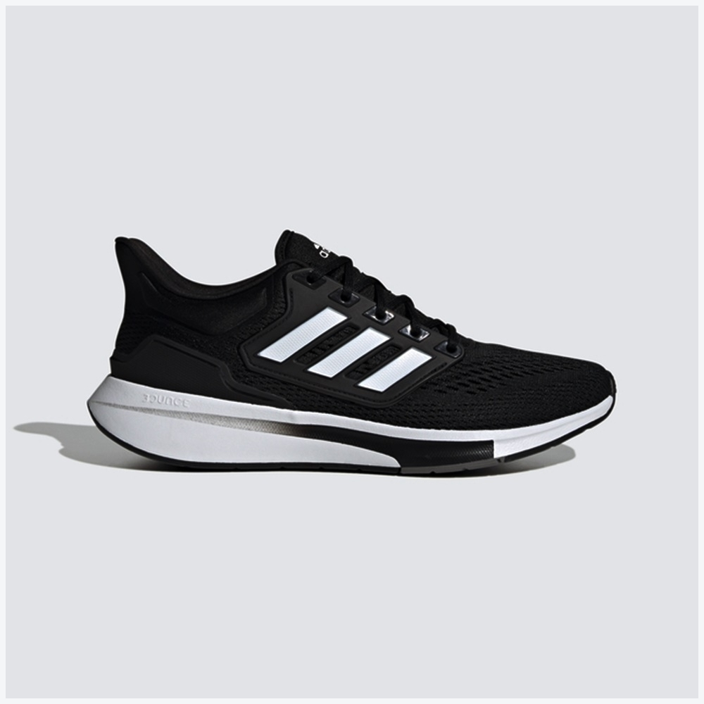 ADIDAS EQ21 RUN Men's Jogging Shoes-Black White-GY2190 | Shopee Malaysia