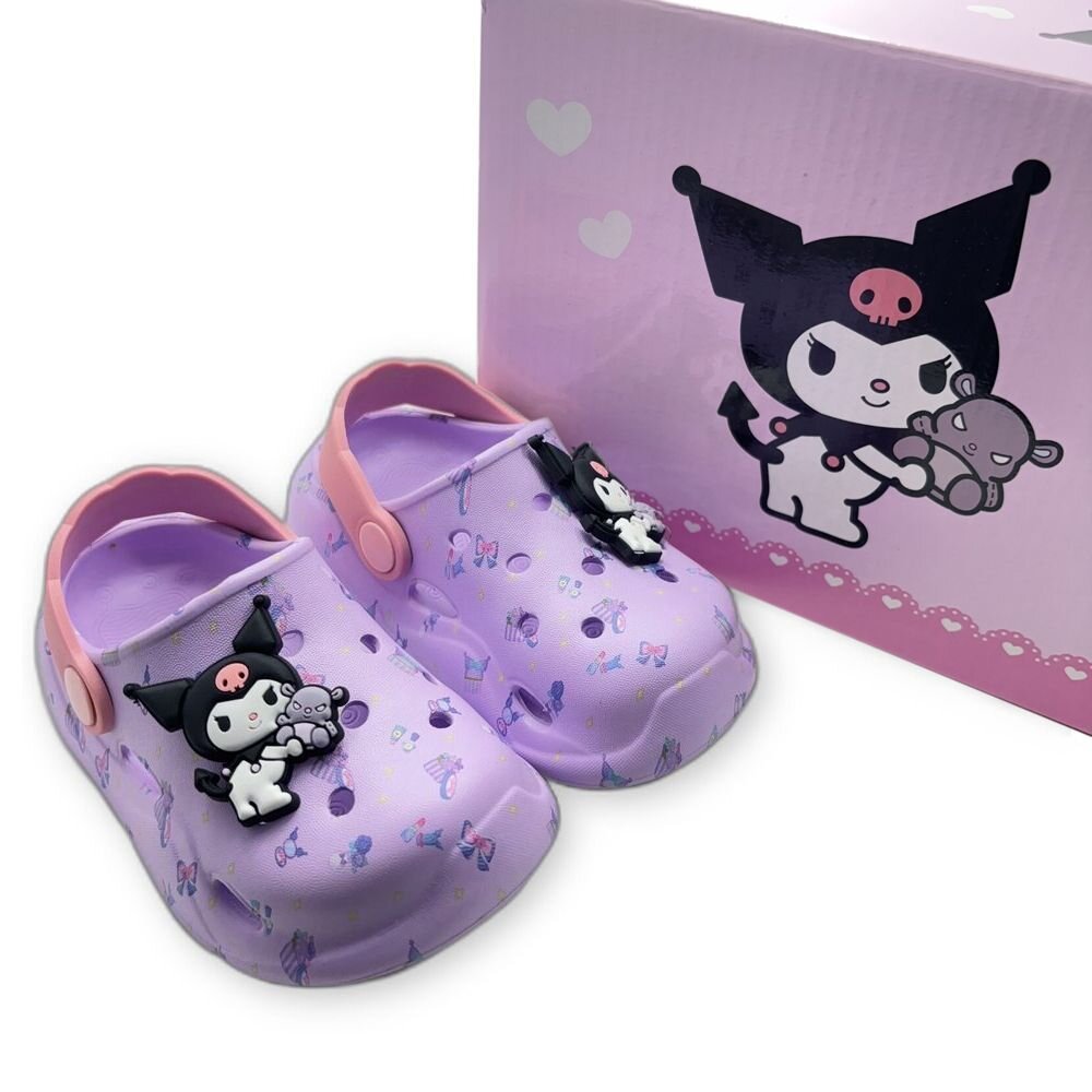 KUROMI Lightweight Hole Shoes Children Sanrio Girls Middle Big K142 ...