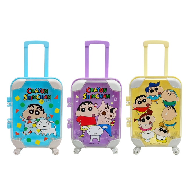Crayon Shin-Chan Luggage Shape Storage Box Small Object Fat Toot Zaemon ...