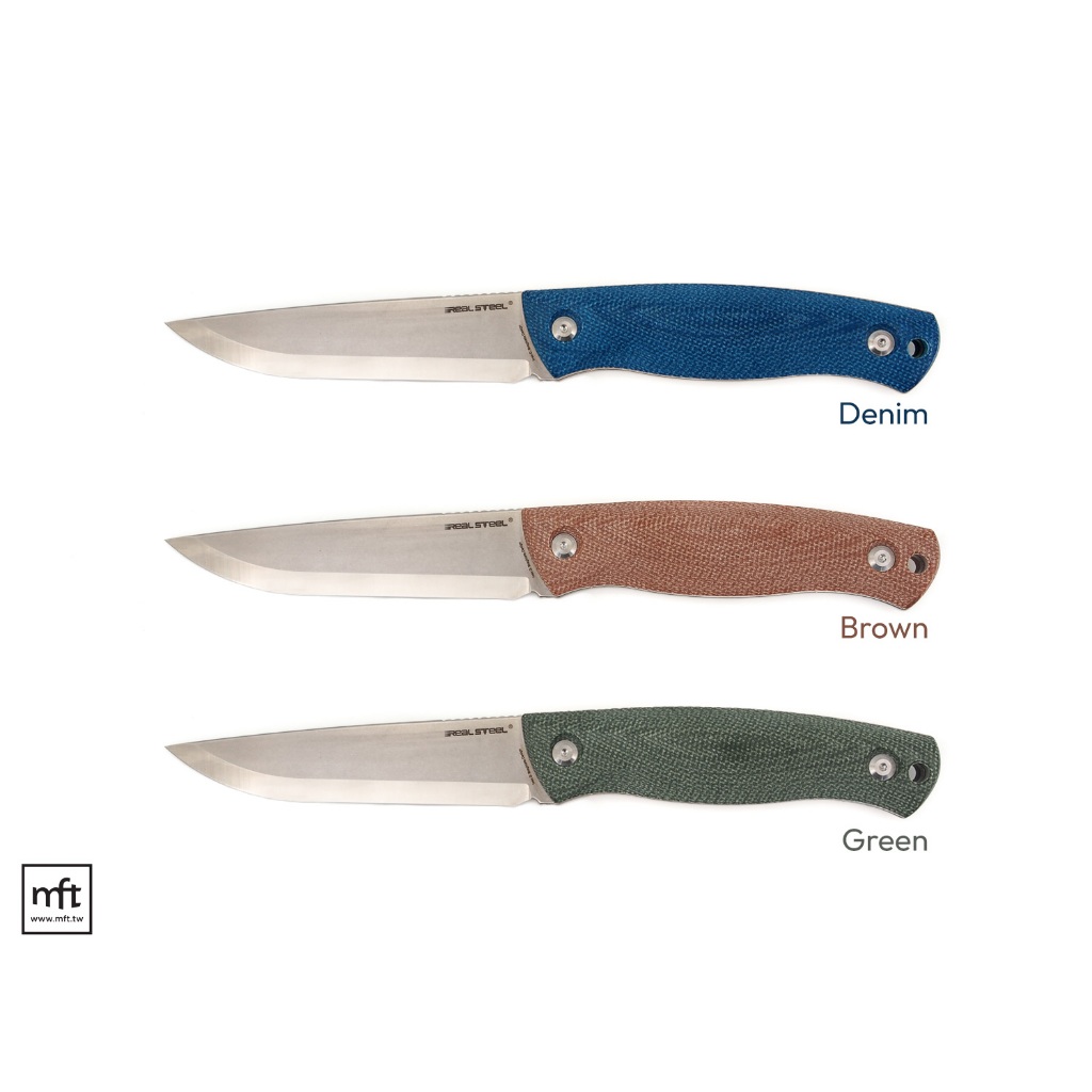 MFT China Real Steel Pathfinder Bushcraft Fixed Straight Knife Scandi ...
