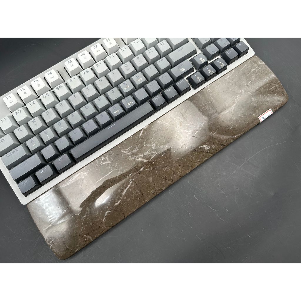 Olive Gray-80% Keyboard Rest-Natural Stone Marble Mechanical filco ...