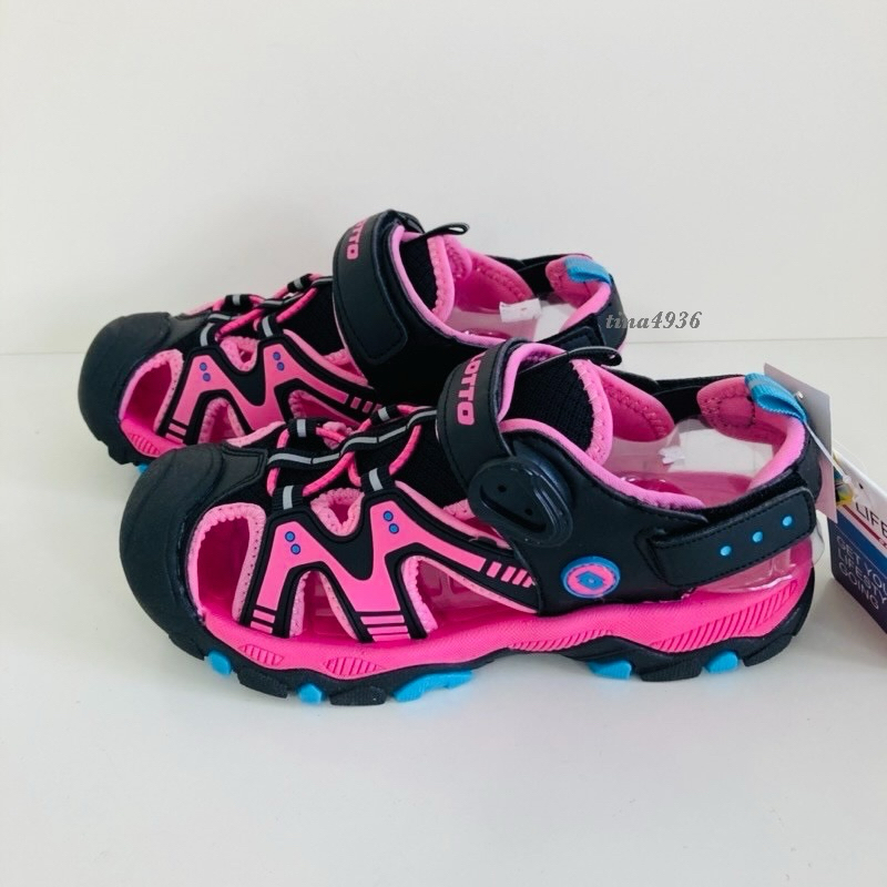 Italian Girls Lotto Sports Sandals Walking Shoes American Size US13 ...