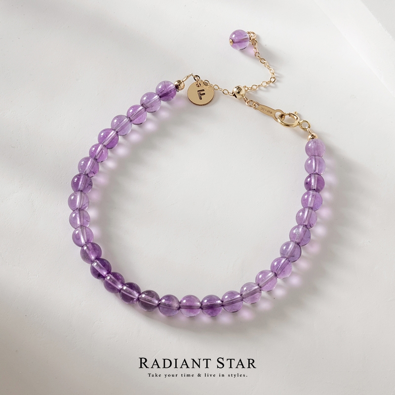 [14K Gold-Clad] MARIGOLD Seeking Light Journey Amethyst Pull-Out ...