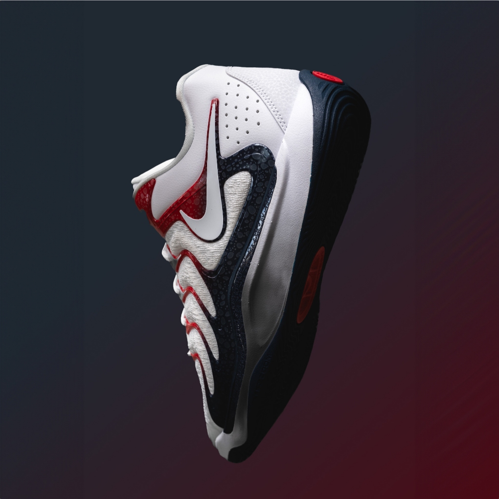 Nike Basketball Shoes KD17 EP Men's USA KD 17 White Blue Red Sneakers ...