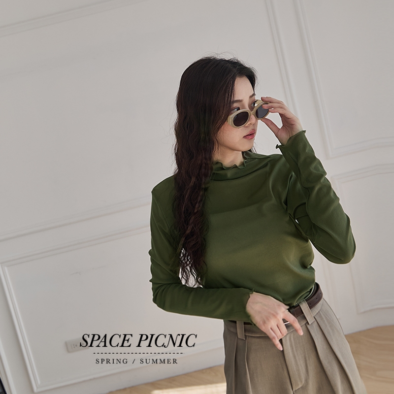 [Delivery Tomorrow] Space Picnic|Curled Stand Collar Slightly ...