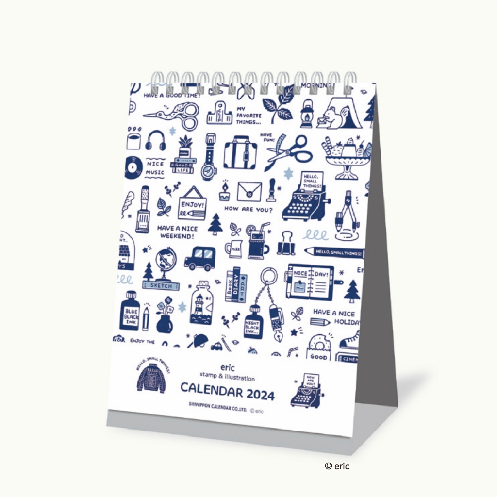 eric Calendar Life New Japanese Wall Desk For 2024 | Shopee Malaysia