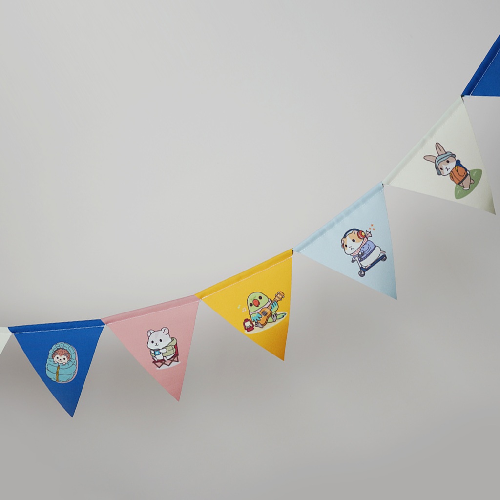So Cute Camping Pennant Flags | Shopee Malaysia