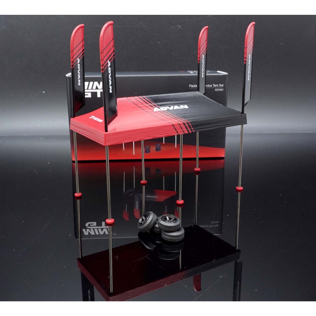 MASH Mini GT 1/64 Paddock Service Tent Set ADVAN AC20 | Shopee Malaysia