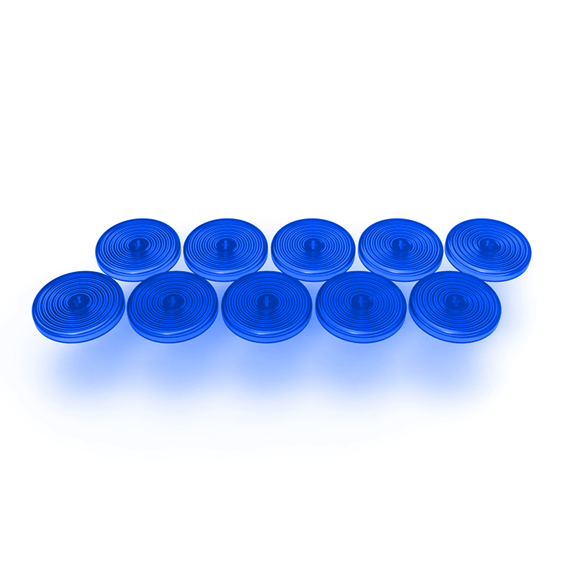 SUNGA Button Cap Cover 30 27MM Transparent Blue Keyboard HITBOX Arcade ...