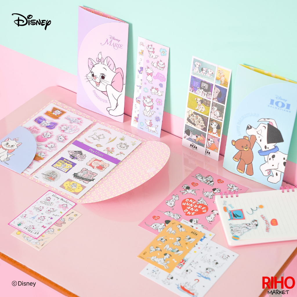Korea Daiso Disney Stationery L Clip Decorative Stickers Note Cardboard ...