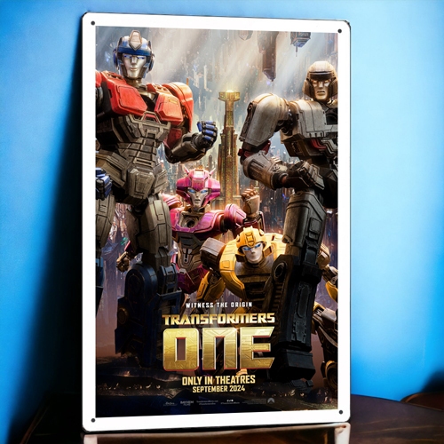 Transformers: Origin Movie Poster Tin Painting Variety Metal Paintings ...