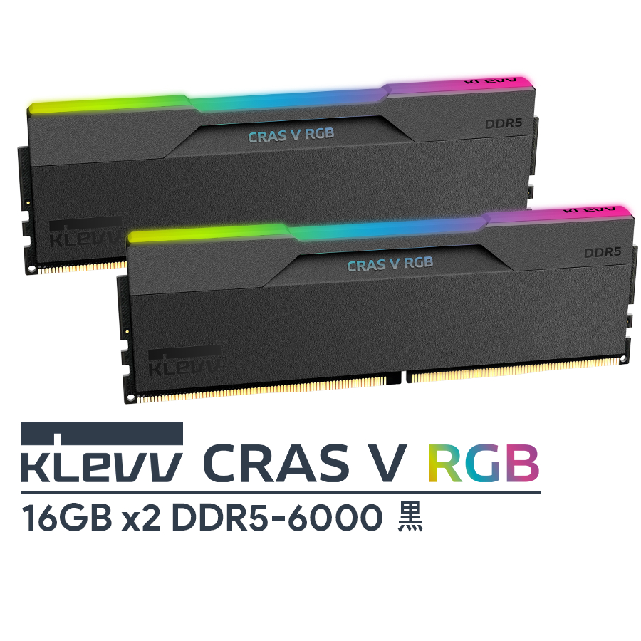 KLEVV CRAS V RGB DDR5 6000 6400 [16GBx2] Desktop Memory/Including Radiator/Original Price House ...