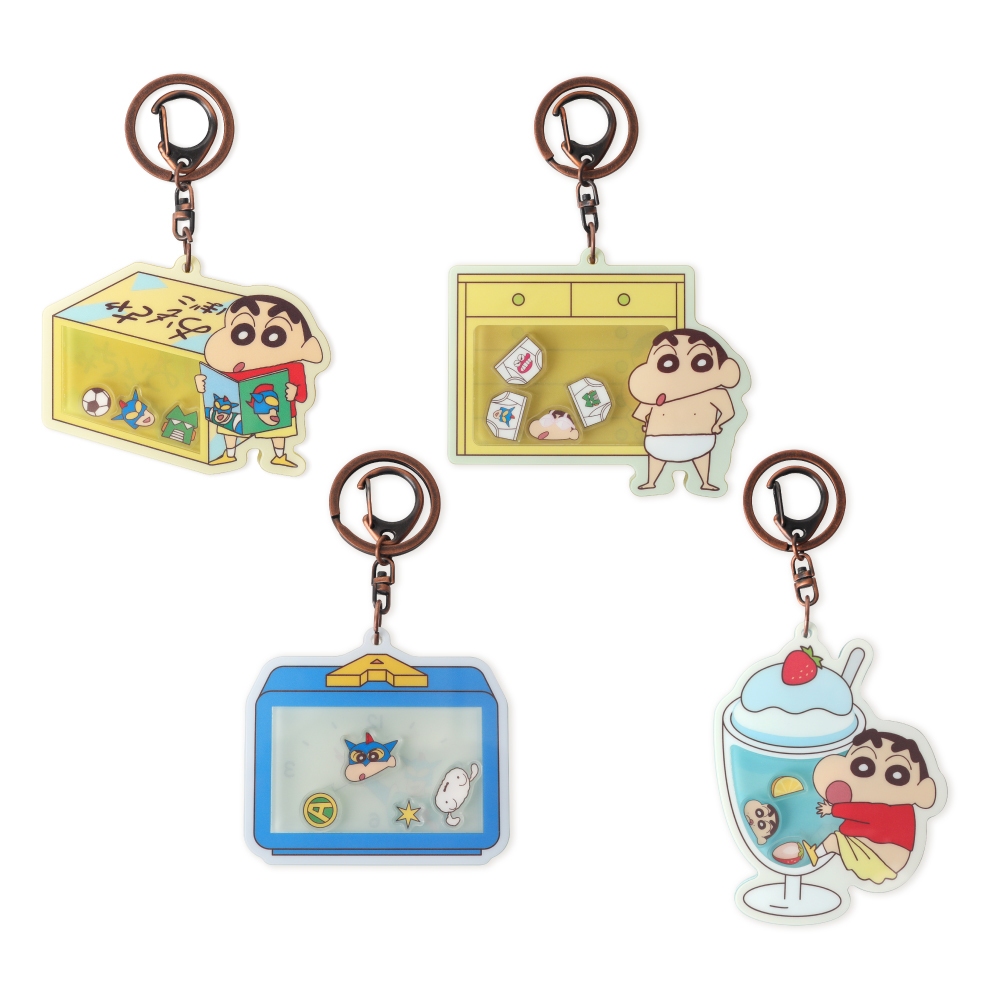 Crayon Shin-Chan Shaking Key Ring-Norns Original Design Acrylic Pendant ...