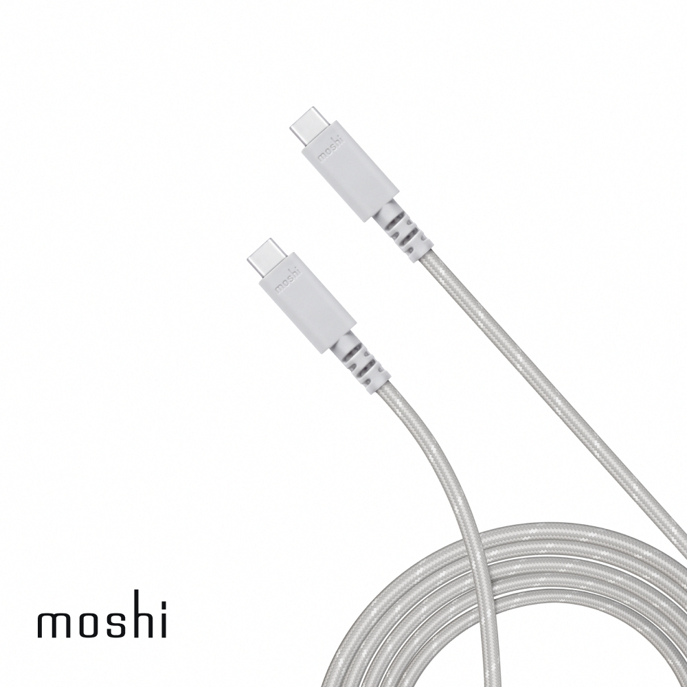 Moshi Integra USB-C to 240W/480Mbps Charging Transmission Braided Cable ...