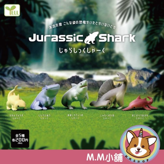 [M.M Shop] YELL Capsule Toy Jurassic Shark Dinosaur Doll Ancient ...
