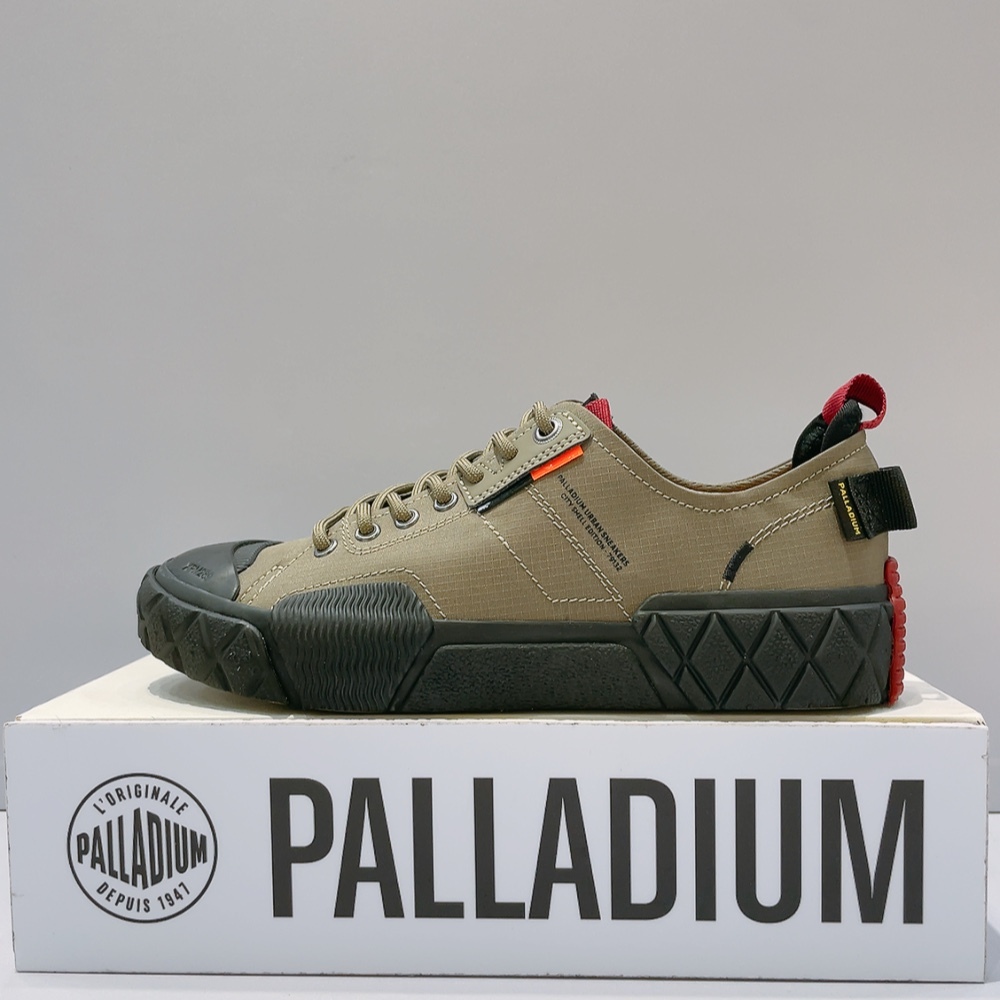 PALLADIUM ACE CITY SHELL LO Men Women Army Green Comfortable Muffin ...