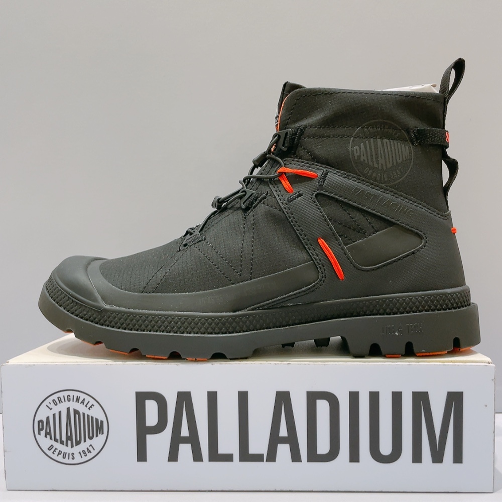 PALLADIUM PAMPA TRAVEL L+WP+Men Women Black Quick Wear Lightweight Waterproof Casual Boots 78849 ...
