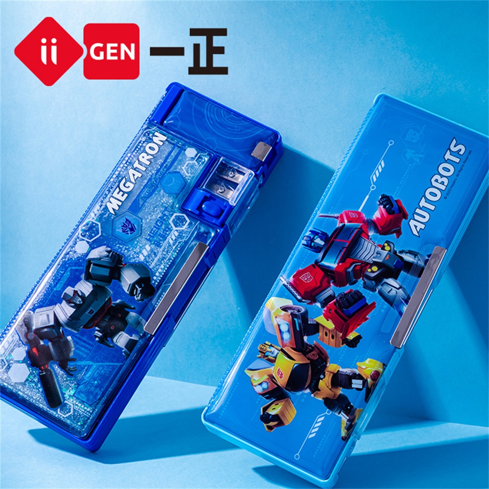 Transformers Image Double-Layer Pencil Case Large-Capacity Primary ...