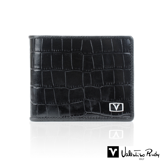 Valentino [Valention Rudy] Valention Rudy 8 Cards Up 2 Pane Wallet/Men's Wallet/Short Wallet ...