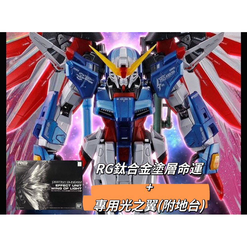 Bandai Sun Spirit PB RG Destiny Gundam Titanium Alloy Version Plus ...