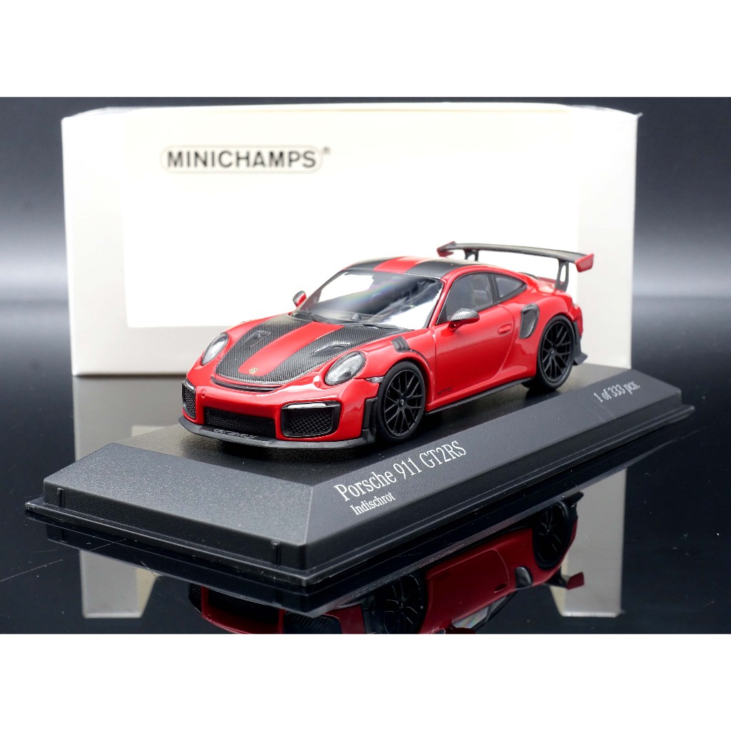 [MASH] Minichamps1/43 Porsche 991 II GT2 RS 2018 Red Black Circle ...