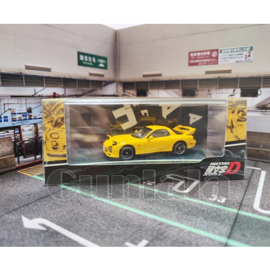 Hobby Japan 1/64 Takahashi Brothers Doll RX7 FD FC Initial D MAZDA RX-7 ...