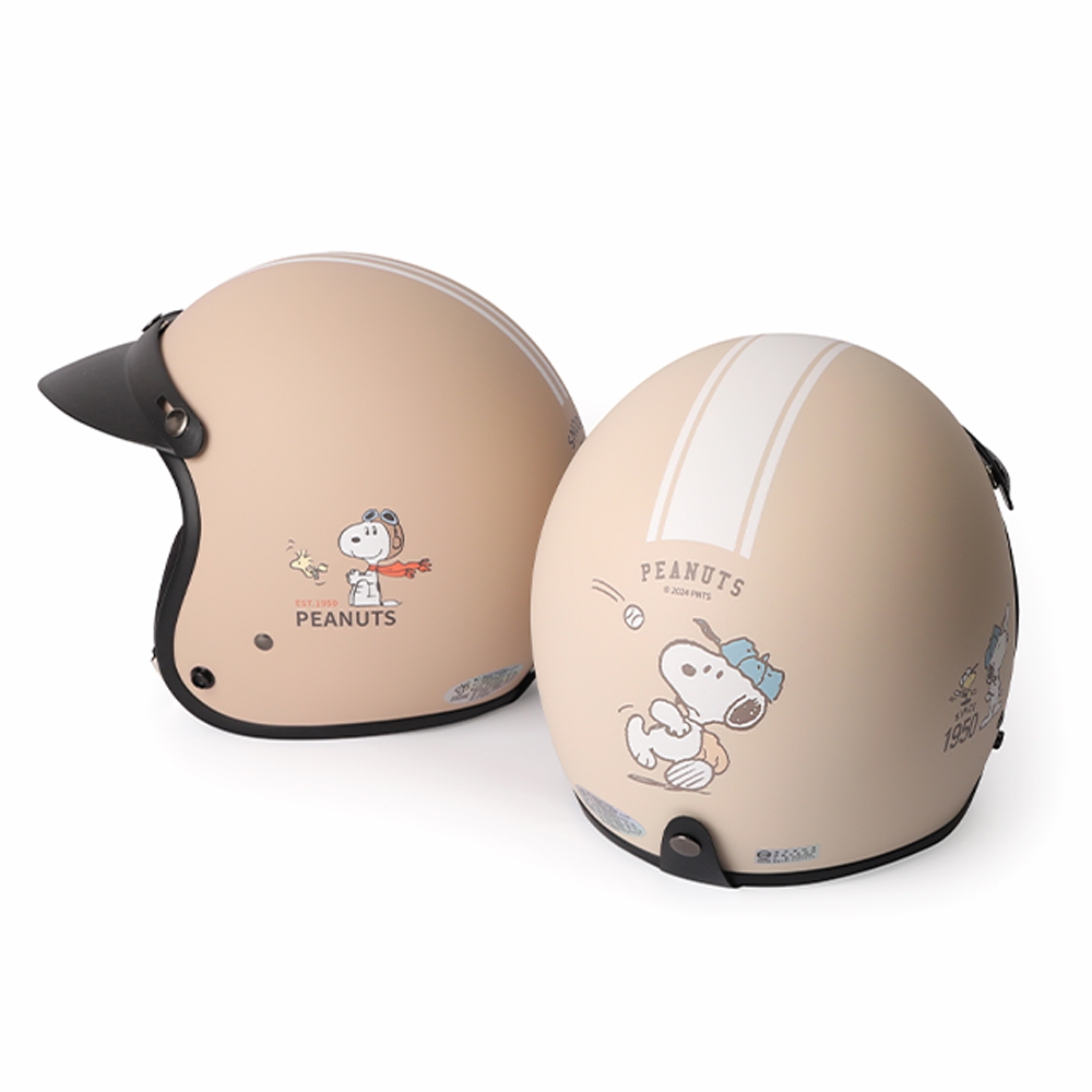 Peanuts Snoopy Safety Helmet-Norns Original Design 3/4 Half Cover ...