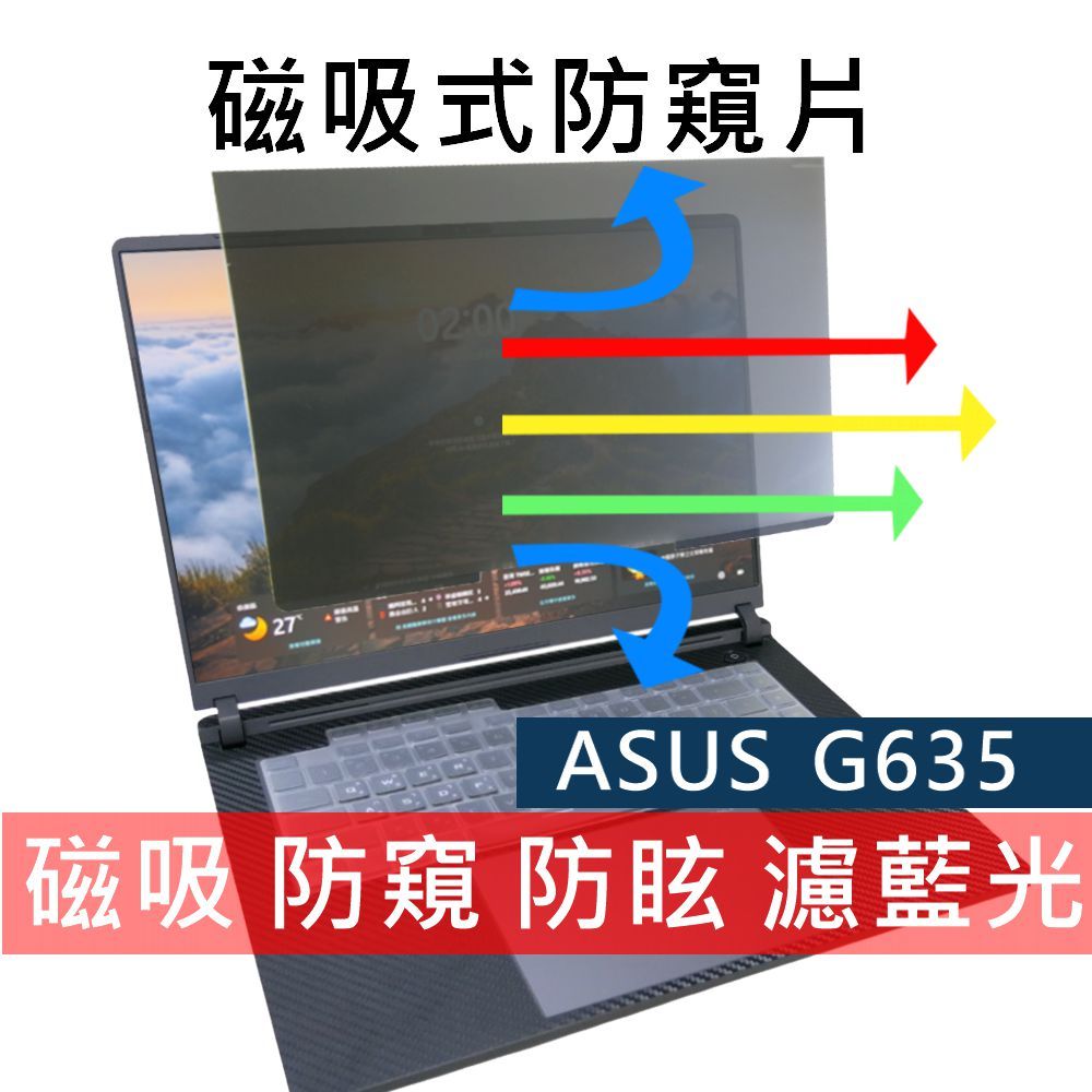 [Ezstick] ASUS ROG Strix 16 G635 G635LR Magnetic Privacy Film|Anti Blue ...