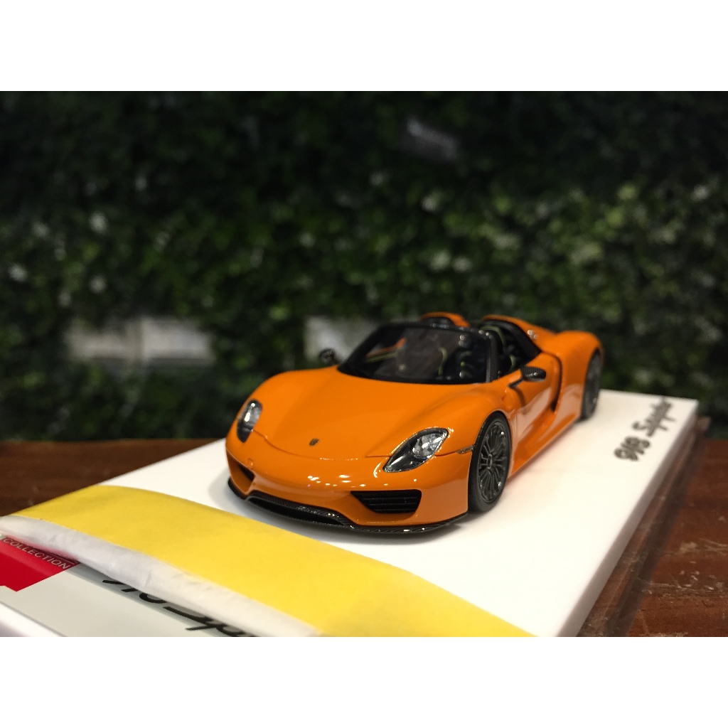 1/43 MakeUp Porsche 918 Spyder 2011 GT3 Orange EM568H [MGM] | Shopee ...