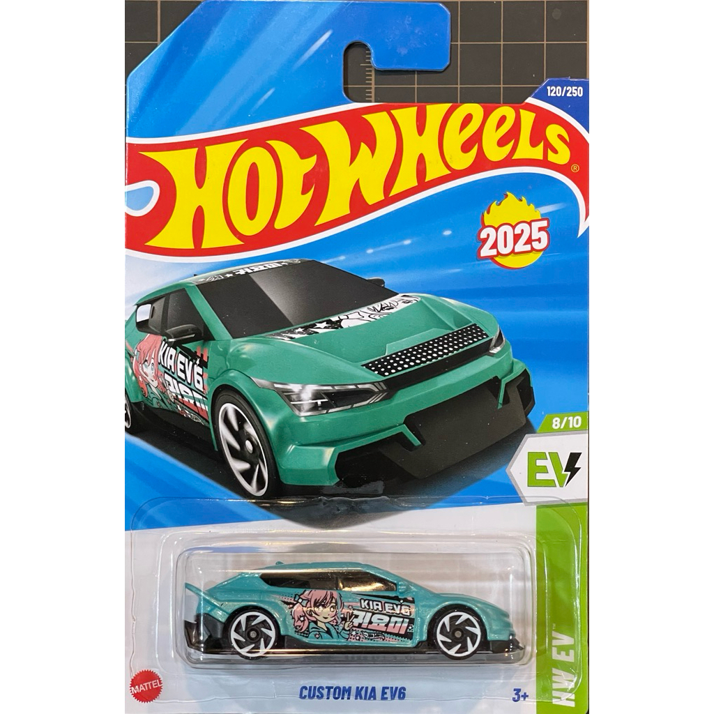 Hot Wheels 25L 25M KIA Electric Vehicle Pain Car CUSTOM EV6 | Shopee ...