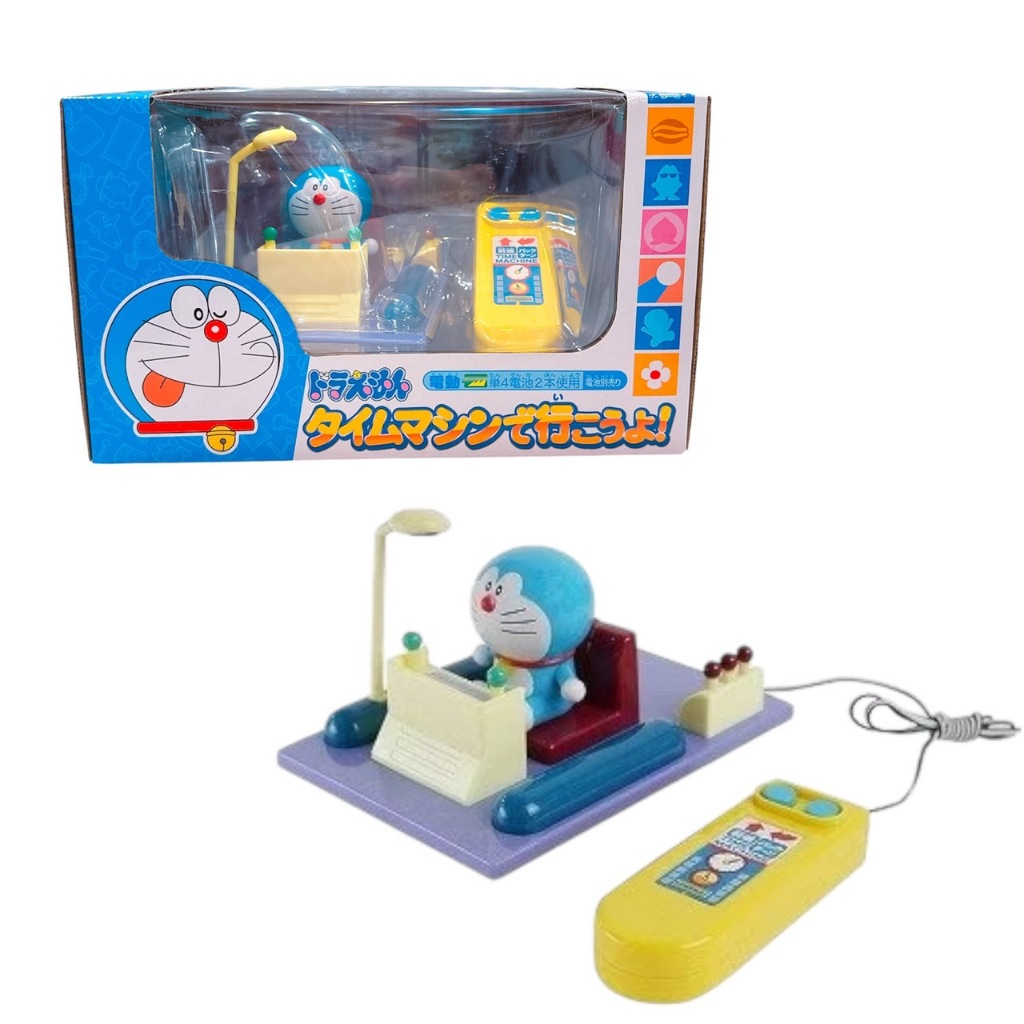 MARUKA Doraemon Let's Go Out Time Machine Remote Control Toy Wire Car ...