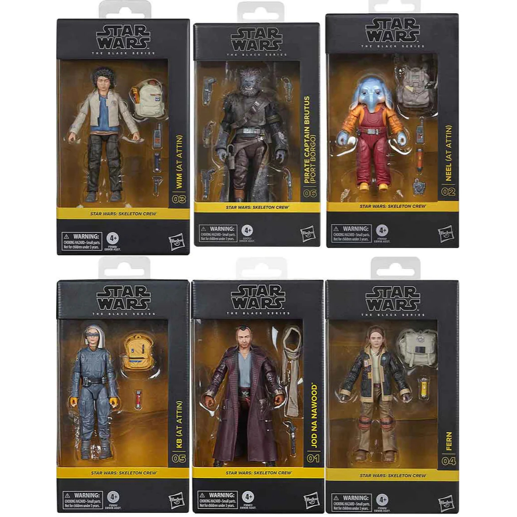 Single Sales Area Star Wars Black Label 6 Inch Album Skeleton Team ...