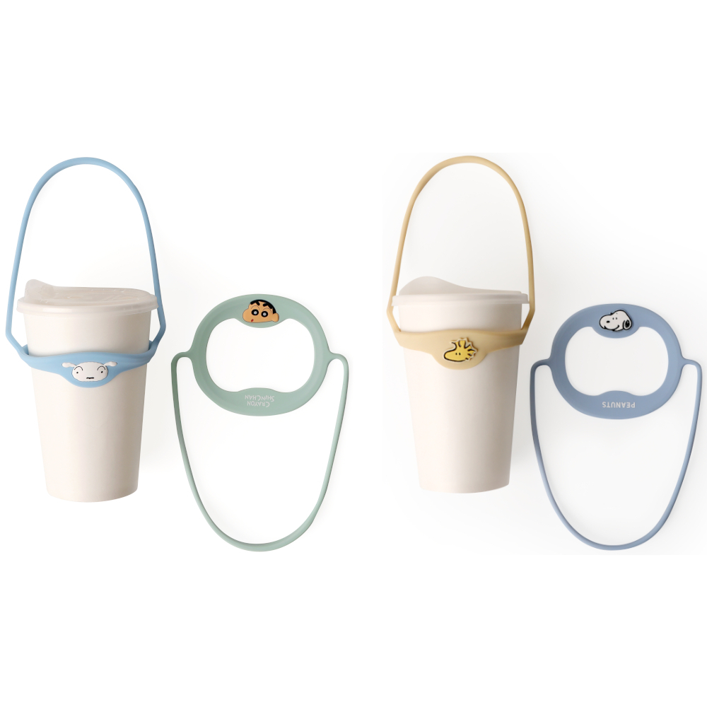 Silicone Beverage Cup Holder Norns Crayon Shin-Chan Peanuts Snoopy ...