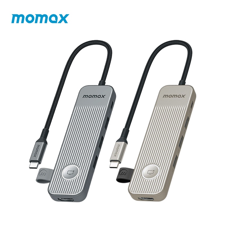 24h [MOMAX] ONELINK 4K Hd 6 In 1 100 PD Charging Type-C Multifunctional ...