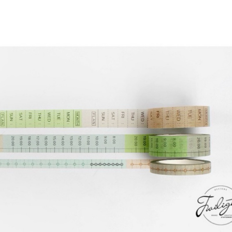 Yellow Box Time Paper Tape Weekly Plan Handbook DIY Practical Series ...