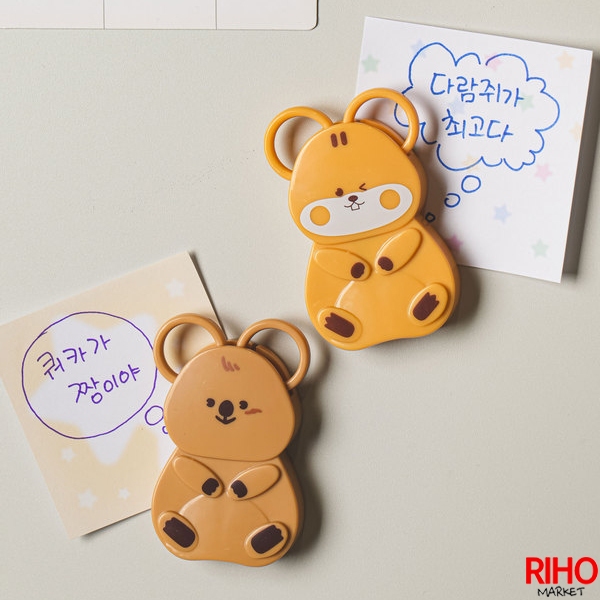 Korea Daiso Magnet Safety Scissors 2pcs Refrigerator Office Short ...