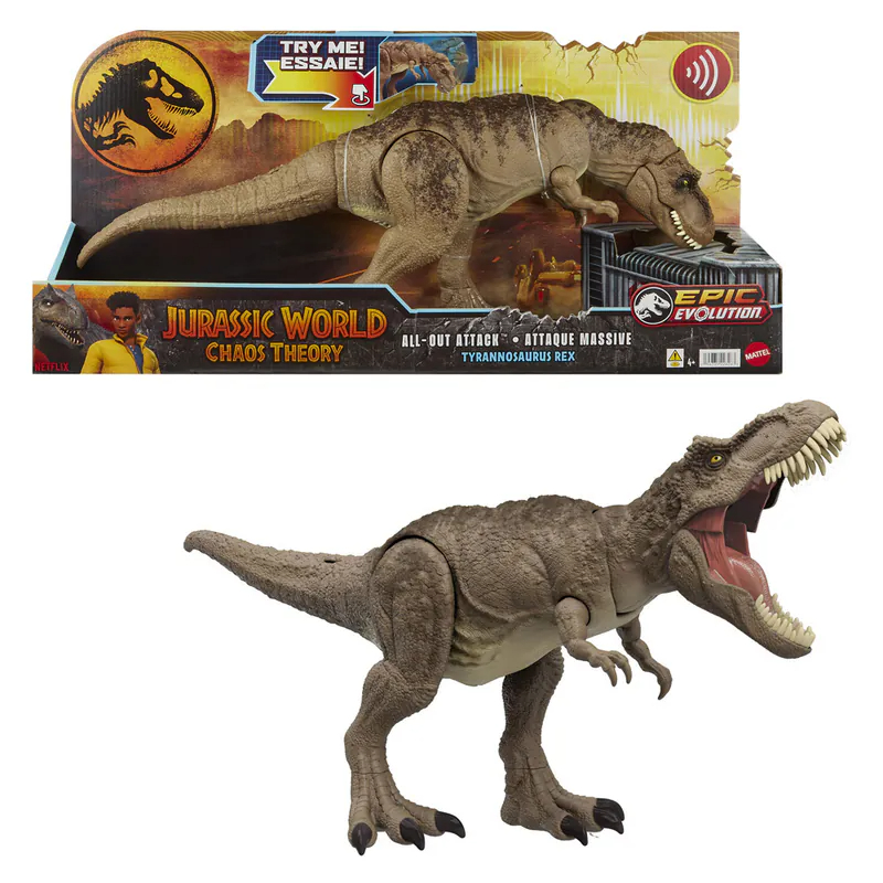 Toy Research Center MATTEL Jurassic World-Rampage Strike Tyrannosaurus ...