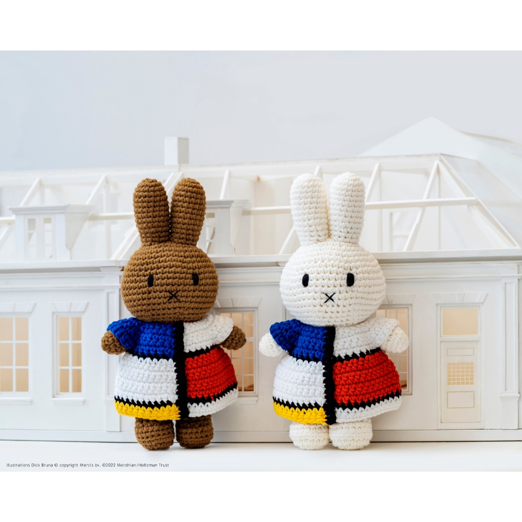 French Dad Dutch miffy Rabbit [Mondelien Famous Painting Series ...