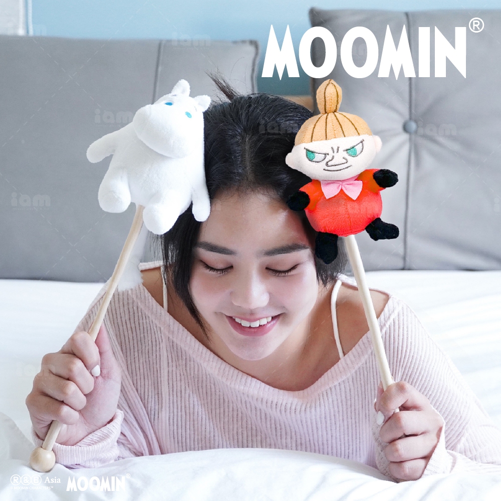 [MOOMIN] 80th Anniversary Plush Shape Back-Beating Stick Doll Massage ...