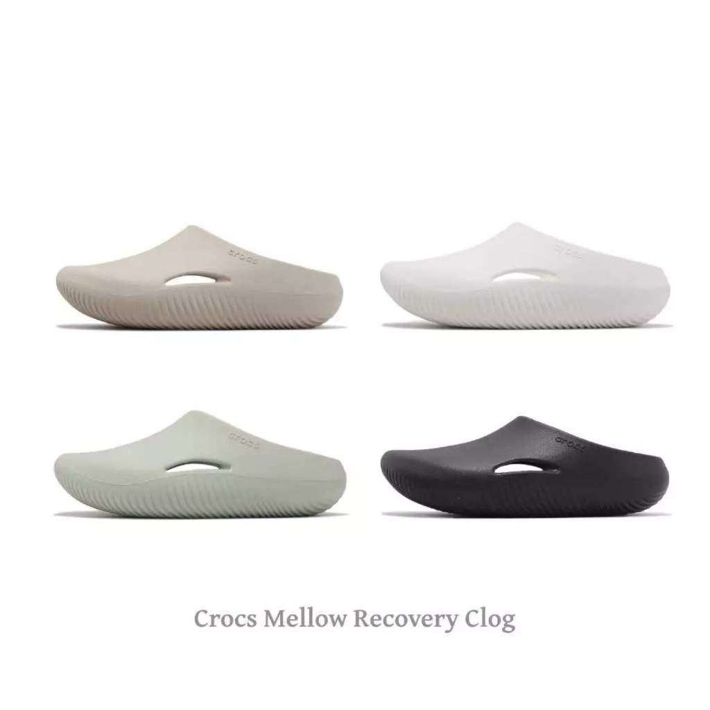 Crocs Slippers Bread Mellow Recovery Clog Men's Shoes Women's Thick ...