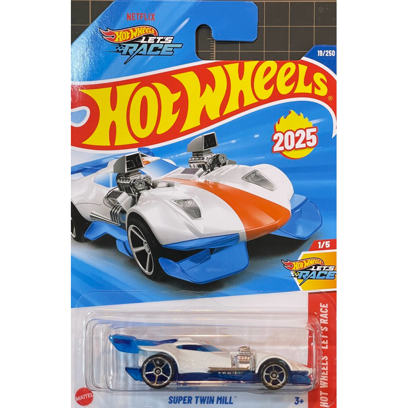 Hot Wheels 25A 25B NETFLIX Dual Engine Sports Car SUPER TWIN MILL ...