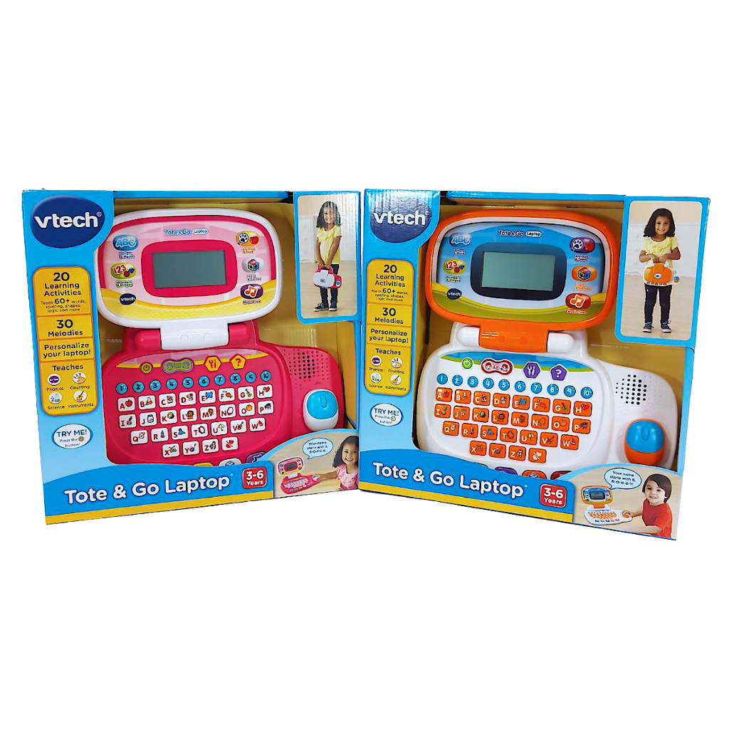 Vtech Children Smart Learning Small Laptop-Orange/Peach Color ...