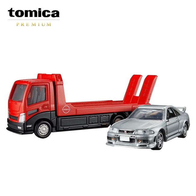 TOMICA PREMIUM NISSAN SKYLINE GT-R R R33 Transporter Tomei Car Japan ...