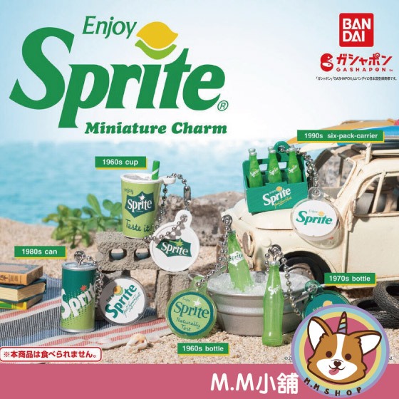 [M.M Shop] BANDAI Capsule Toy Sprite Model Charm Drink All 5 Models ...