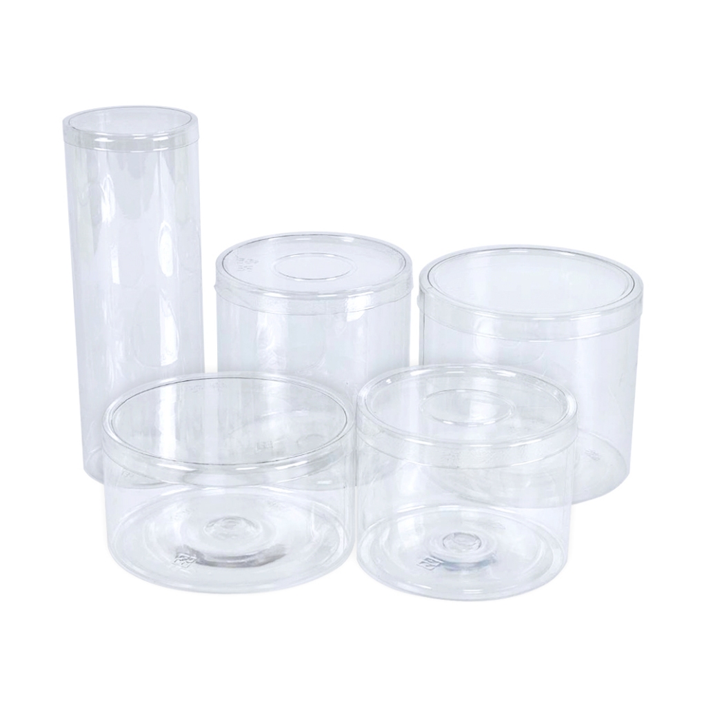 Jessice Grocery Shop PET Transparent Plastic Round Box Single Sold ...