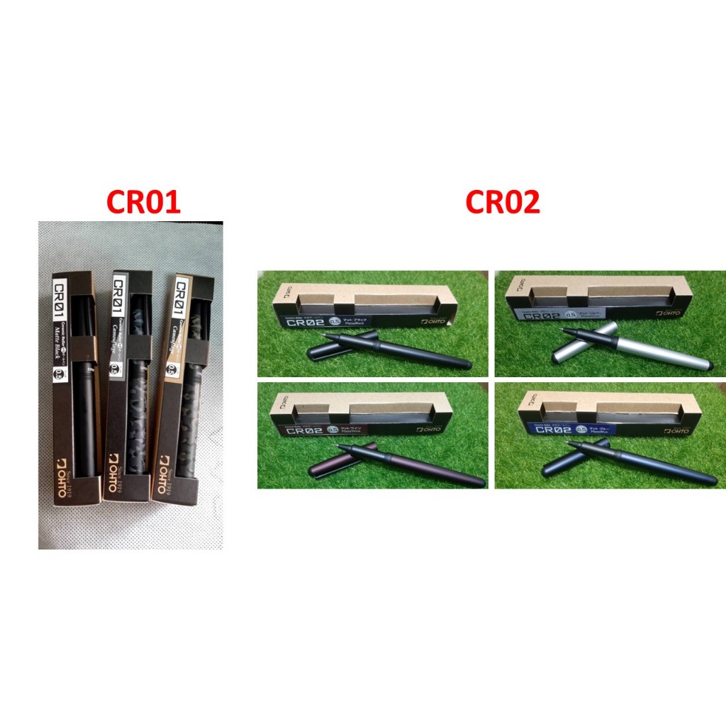 [OHTO] Made In Japan Ceramic Roller Porcelain Vermilion Pen Ball Water-Based 0.5mm CR01 CR02 ...