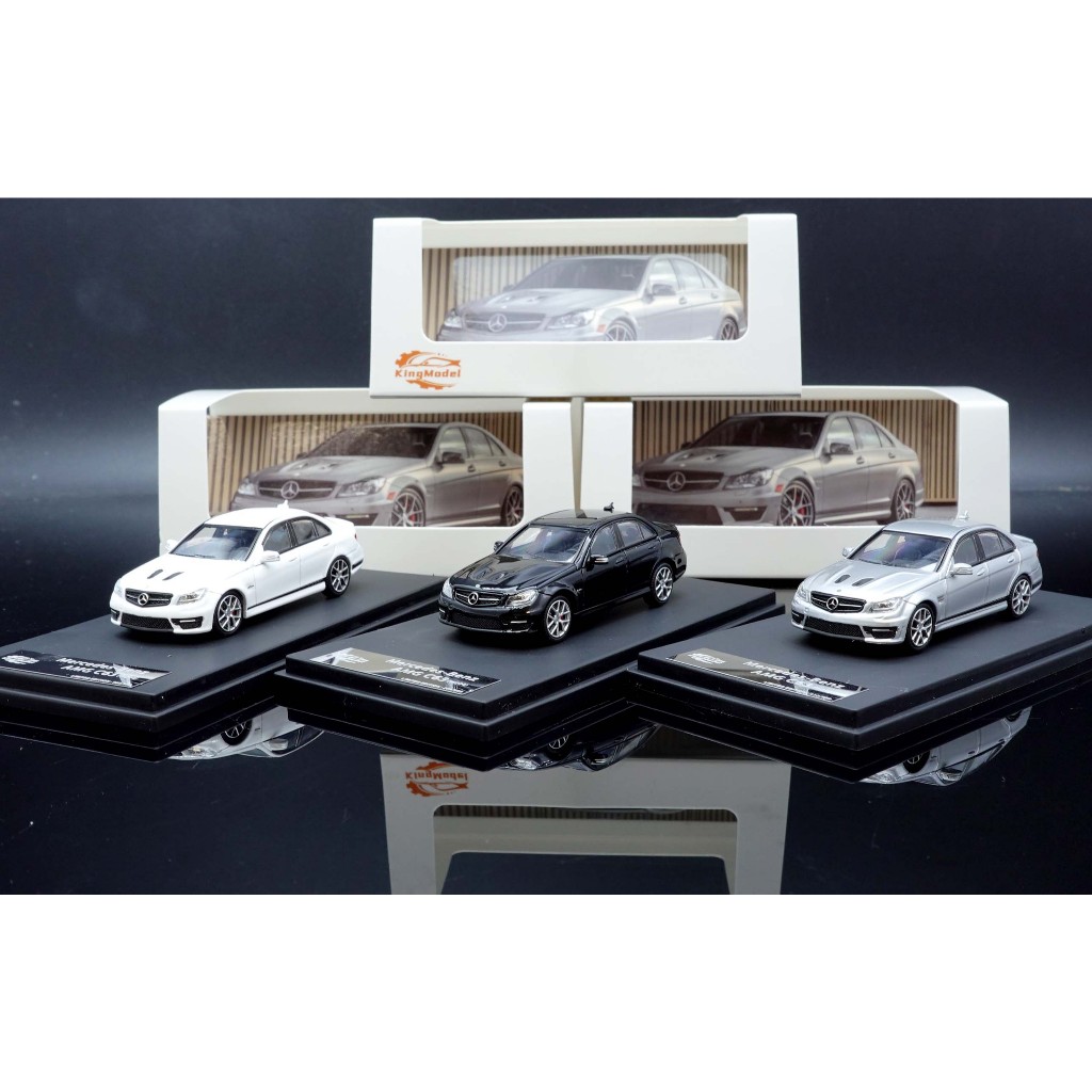 [MASH] KING MODEL 1/64 Benz AMG C63 W204 507 edition Three Colors ...