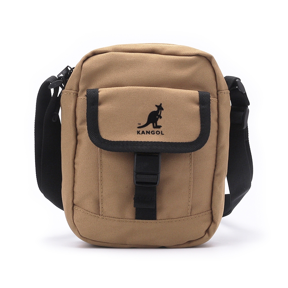 KANGOL Flap Bag Small Side Backpack Medium Khaki 6455170432 | Shopee ...