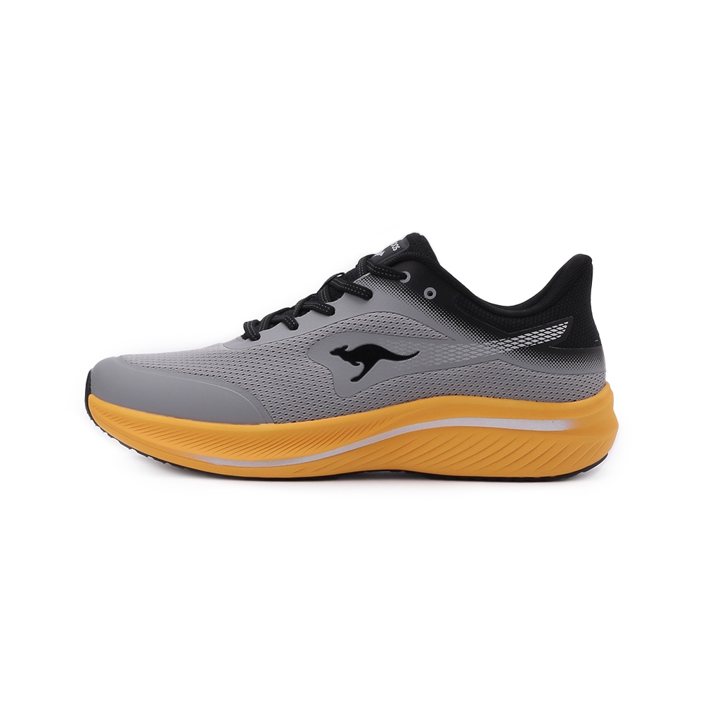 KANGAROOS RUN LUNAR Lightweight Running Shoes Gray Orange KM41588 Men's ...